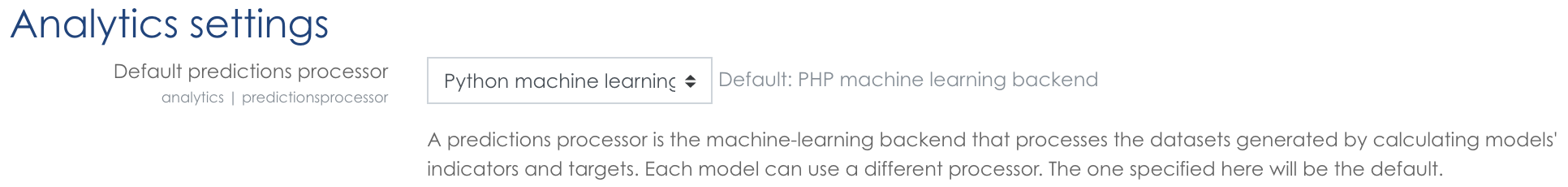 Moodle Analytics Part 2 Setting Up The Python Machine Learning